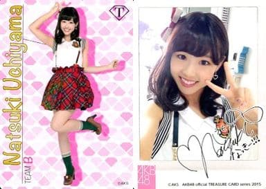 Idol (AKB48, SKE48) / AKB48 official Treasure CARD Natsuki Uchiyama ...