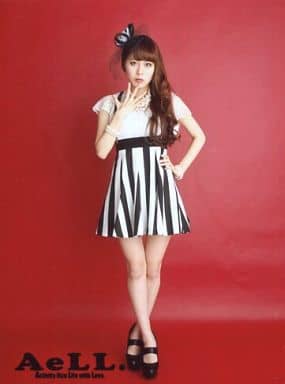 生寫真(女)/偶像/AELl. AELl./西惠利香/全身・服裝白・黑・腳交叉・左腰部・右腰部/CD「MAGIC⇔MUSIC」特典生寫真 | 雜貨・小配件 | Suruga-ya.com