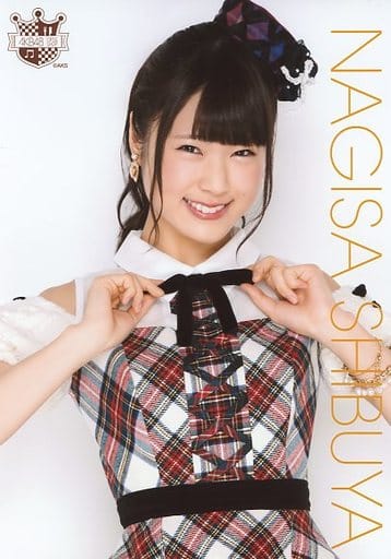 Official photo (AKB48, SKE48) / idol / AKB48 Nagisa Shibuya / Upper Body / Check Pattern Costume ...
