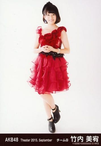 Official photo (AKB48, SKE48) / idol / AKB48 Miyu Takeuchi / Whole Body ...