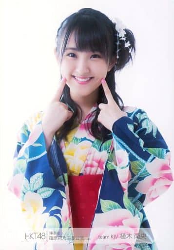 Official photo (AKB48, SKE48) / idol / HKT48 Nao Ueki / Upper body / Summer Kimono / 「 HKT48 ...