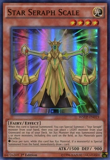 駿河屋 - WSUP-EN019[SR]：Star Seraph Scale/光天使スケール（遊戯王）