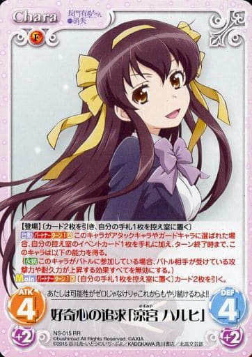 NS-015 [RR] : Quest for Curiosity' Suzumiya Haruhi' | Toy Hobby ...