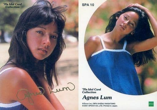 SPA10 : Agnes Lum / Special Card (Gold Leaf Pressed) / 70's IDOL CARD ...