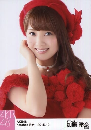 Official photo (AKB48, SKE48) / idol / AKB48 Rena Kato / Upper body, Right Cheek / AKB48 ...