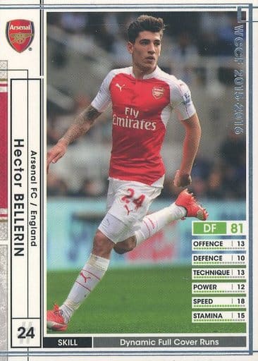 WCCF/DF / Regular Card / 2015-2016 002 [regular card] : Héctor Bellerín | Toy Hobby | Suruga-ya.com