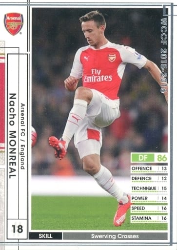 WCCF/DF / Regular Card / 2015-2016 008 [Regular Card] : Nacho Monreal | Toy Hobby | Suruga-ya.com
