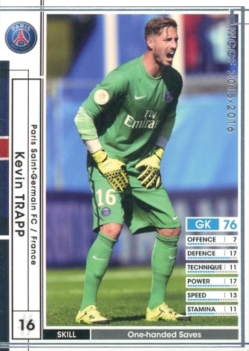 WCCF/GK / Regular Card / 2015-2016 081 [regular card] : Kevin Trapp | Toy Hobby | Suruga-ya.com