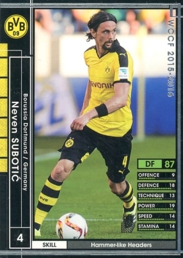 WCCF/DF / Regular Card / 2015-2016 104 [Regular Card] : Neven Subotić | Toy Hobby | Suruga-ya.com