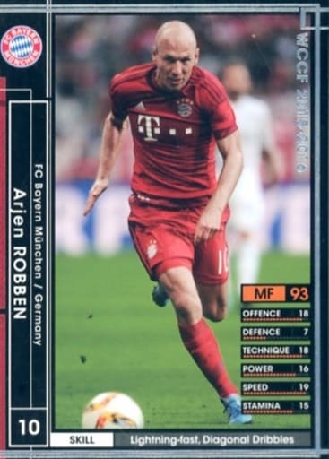 WCCF/MF / Regular Card / 2015-2016 122 [regular card] : Arjen Robben | Toy Hobby | Suruga-ya.com