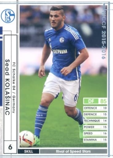 WCCF/DF / Regular Card / 2015-2016 132 [Regular Card] : Sead Kolašinac | Toy Hobby | Suruga-ya.com