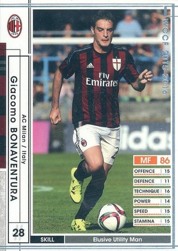 WCCF/MF / Regular Card / 2015-2016 153 [regular card] : Giacomo Bonaventura | Toy Hobby | Suruga ...