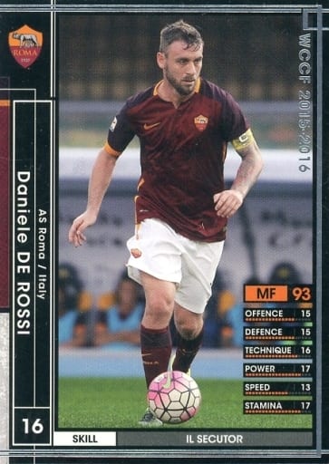 WCCF/MF / Regular Card / 2015-2016 167 [regular card] : Daniele De Rossi | Toy Hobby | Suruga-ya.com