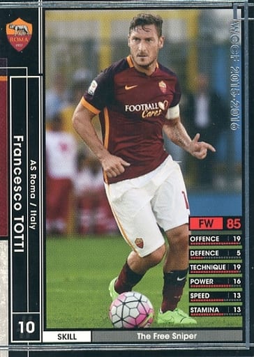 WCCF/FW / Regular Card / 2015-2016 176 [Regular Card] : Francesco Totti | Toy Hobby | Suruga-ya.com