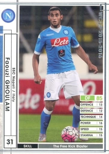 WCCF/DF / Regular Card / 2015-2016 212 [regular card] : Faouzi Ghoulam | Toy Hobby | Suruga-ya.com