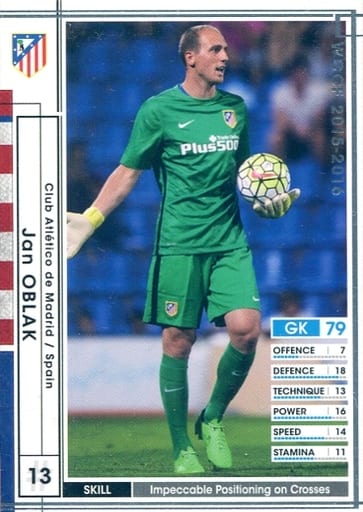 225 [Regular Card] : Jan Oblak | Toy Hobby | Suruga-ya.com