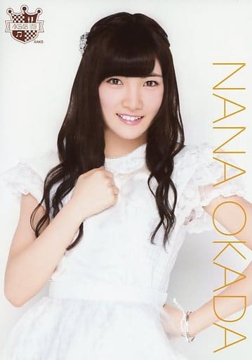 Official photo (AKB48, SKE48) / idol / AKB48 Nana Okada / Upper Body / Costume White / AKB48 ...