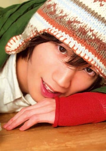 Daisuke Hirose / Face Up / Costume Green / White Red / Left Arm Cheek ...