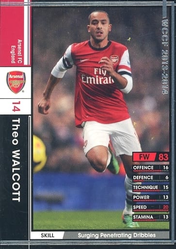 WCCF/FW / Regular Card / 2013-2014 016 [Regular Card] : Theo Walcott | Toy Hobby | Suruga-ya.com
