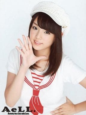 Official photo (female) / idol / AeLL. AeLL. / Ai Shinozaki / Upper Body / Costume White, Right ...