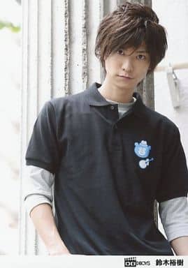 Official photo (Male) / idol / D-BOYS D-BOYS / Hiroki Suzuki / Upper Body / Costume Black ...