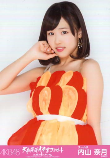 Official photo (AKB48, SKE48) / idol / AKB48 Natsuki Uchiyama / upper ...