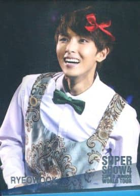 Collection Card (Male) / Super Junior World Tour "SUPER SHOW4" Goods RYOOWOK / Upper Body ...