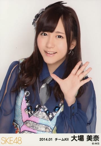 Official photo (AKB48, SKE48) / idol / SKE48 Mina Oba / Upper body / "2014.01" random official ...