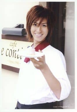 Hiroki Aiba (Hibiki Shibata) / Upper body ・ Costume ・ White ・ Chef's costume ・ Left-hand dish ...