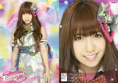 Idol (AKB48, SKE48) / AKB48 official trading card original solo version ver. 2 TK-034 : Tomomi ...