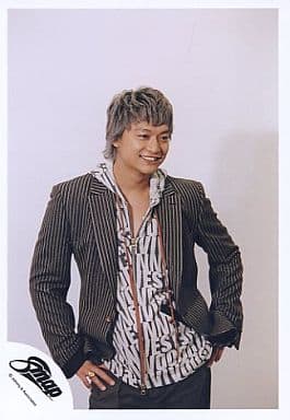 SMAP / Shingo Katori / Above Knees / Black / White Striped Jacket ...