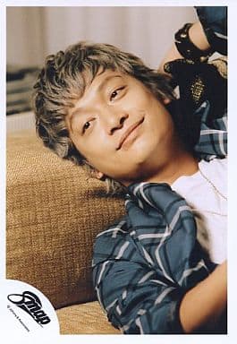 SMAP / Shingo Katori / Bust up / Blue Check Shirt / Inner White / Left ...
