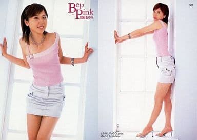 Collection Card (Female) / Official Trading Card 「 Bep-Pink 」 09 : Ayumi Beppu / regular card ...
