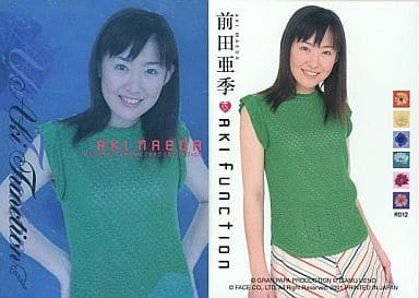 Collection Card (Female) / AKI Function R012 : Aki Maeda / Rare Card / AKIFunction | Toy Hobby ...
