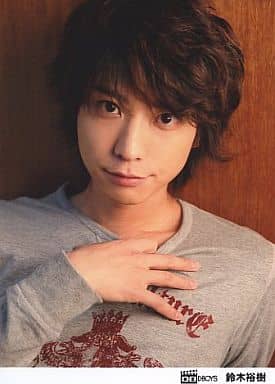 Official photo (Male) / Actor / D-BOYS D-BOYS / Hiroki Suzuki / Bust Up / Long T-Shirt Gray ...