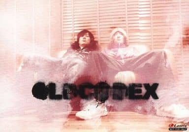 OLDCODEX/OLDCODEX / horizontal, sitting, whole body, background sepia color, cap / official ...