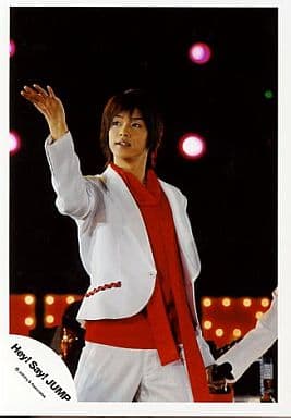 Hey! Say! JUMP / Yuya Takagi / Live Photo / Upper Body / Costume White / Inner Red / Right Upper ...