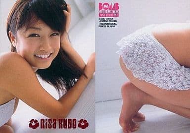 Collection Card (Female) / BOMB CARD LIMITED Risa Kudo 087 : Risa Kudo / Red Leaf Pressed / BOMB ...