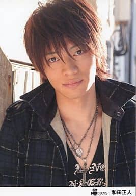 Official photo (Male) / idol / D-BOYS D-BOYS / Masato Wada / Bust Up / Black Plaid Shirt / Black ...