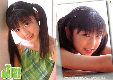 Collection Card (Female) / Trading Card / Matech SAKURADO2002 13 : Yuko Ogura / trading card ...
