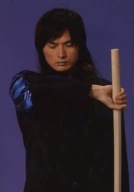 Kotaro ENDO (Yami Oni) / Upper Body / Costume Navy Blue / Background ...