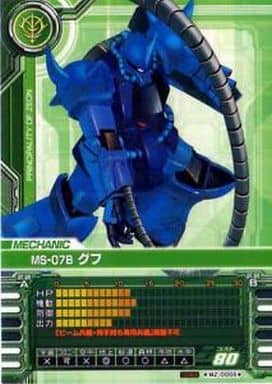 Gundam Card Builder / 0083 MZ-D005 [C] : MS-07B Guff | Toy Hobby ...