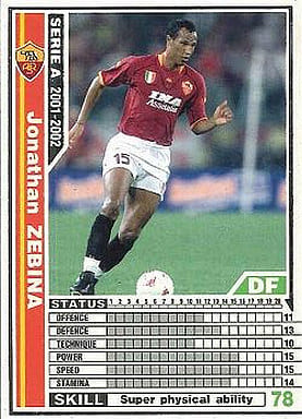 WCCF/2001-2002 215 : DF Jonathan Zebina | Toy Hobby | Suruga-ya.com