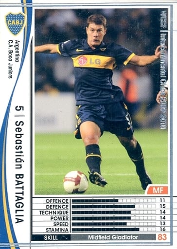 WCCF/2009-2010 8 : MF Sebastián Battaglia | Toy Hobby | Suruga-ya.com