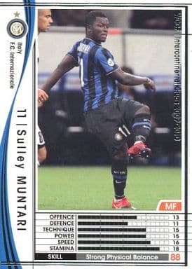 WCCF/2009-2010 249 : MF Sleigh Muntari | Toy Hobby | Suruga-ya.com