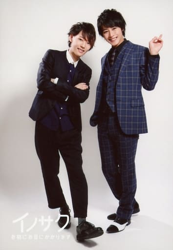 Hiroki Ino / Keito Sakurai / Whole body / Costume black and white navy ...