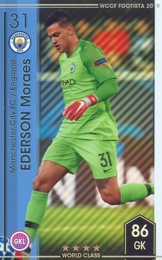 WCCF/GK / ★★★★/ Manchester City FC/FOOTISTA F19-1 F19-1 4 [★★★★] : [no code guarantee] Ederson ...