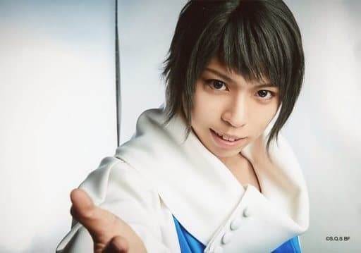 Official photo (male) / actor Shota Yamanaka (Kuga 壱流) / Horizontal, Bust Up, Costume White ...