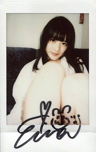Official photo (female) / Gravure idol ☆ Erina Kamiya / with handwritten signature / Upper body ...