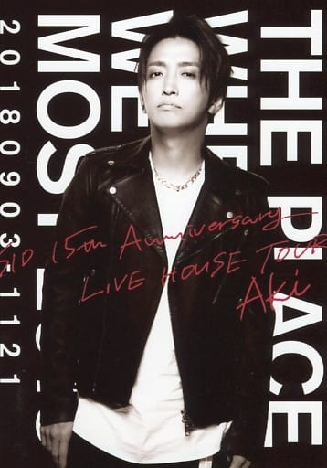 Sid / Aki / Above Knee / Costume Black / White / Background Black / / SID 15th Anniversary LIVE ...